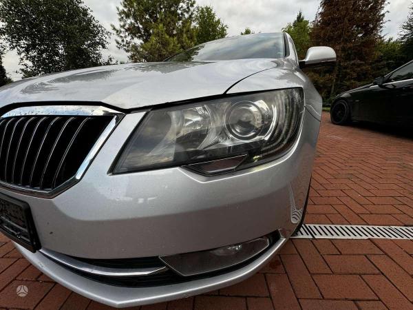 Grey Skoda SuperB 2015 in Panevezys, with an engine capacity of 1.97 L and mileage of 0 thousand km for 5500 €, photo 7 on AUTOMOTO.COM.LV
