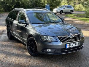 Grey Skoda SuperB 2015 in Ukmerge, with an engine capacity of 1.97 L and mileage of 361 thousand km for 5900 €, photo 4 on AUTOMOTO.COM.LV