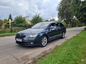 Grey Skoda SuperB 2015 in Vilnius, with an engine capacity of 1.97 L and mileage of 254 thousand km for 7700 €, photo 7 on AUTOMOTO.COM.LV