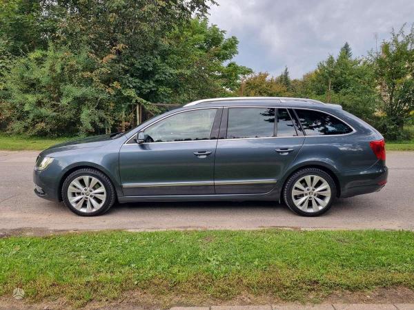 Grey Skoda SuperB 2015 in Vilnius, with an engine capacity of 1.97 L and mileage of 254 thousand km for 7700 €, photo 9 on AUTOMOTO.COM.LV