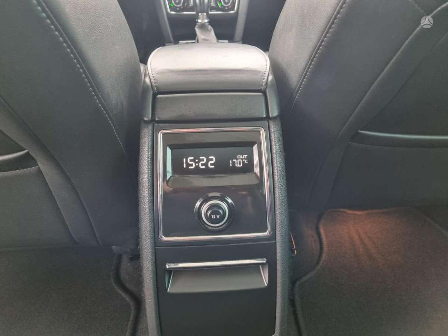 Grey Skoda SuperB 2015 in Vilnius, with an engine capacity of 1.97 L and mileage of 254 thousand km for 7700 €, photo 18 on AUTOMOTO.COM.LV
