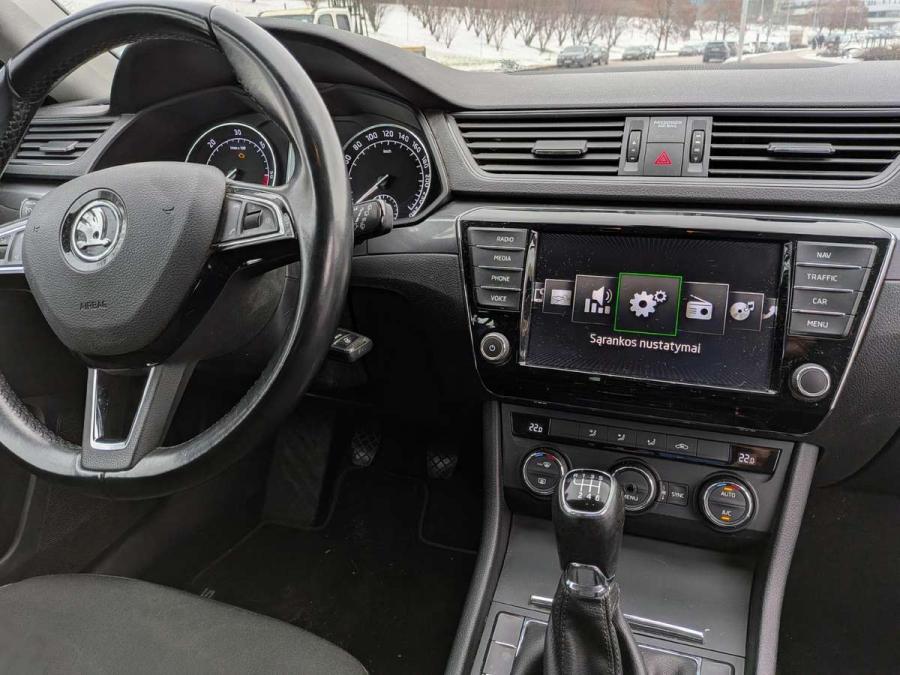 Grey Skoda SuperB 2016 in Vilnius, with an engine capacity of 1.60 L and mileage of 310 thousand km for 7800 €, photo 12 on AUTOMOTO.COM.LV