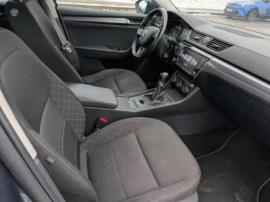 Grey Skoda SuperB 2016 in Vilnius, with an engine capacity of 1.60 L and mileage of 310 thousand km for 7800 €, photo 14 on AUTOMOTO.COM.LV