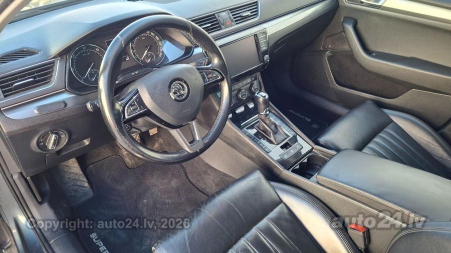 Grey Skoda SuperB 2016 in Parnu, with an engine capacity of 2.00 L and mileage of 218 thousand km for 11499 €, photo 9 on AUTOMOTO.COM.LV