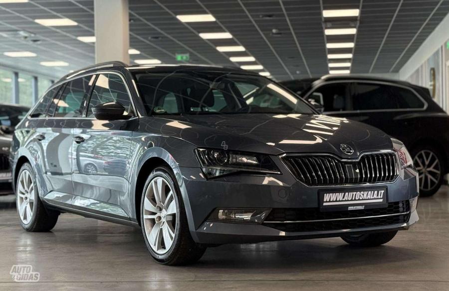 Grey Skoda SuperB 2016 in Klaipeda, with an engine capacity of 2.00 L and mileage of 241 thousand km for 12950 €, photo 1 on AUTOMOTO.COM.LV