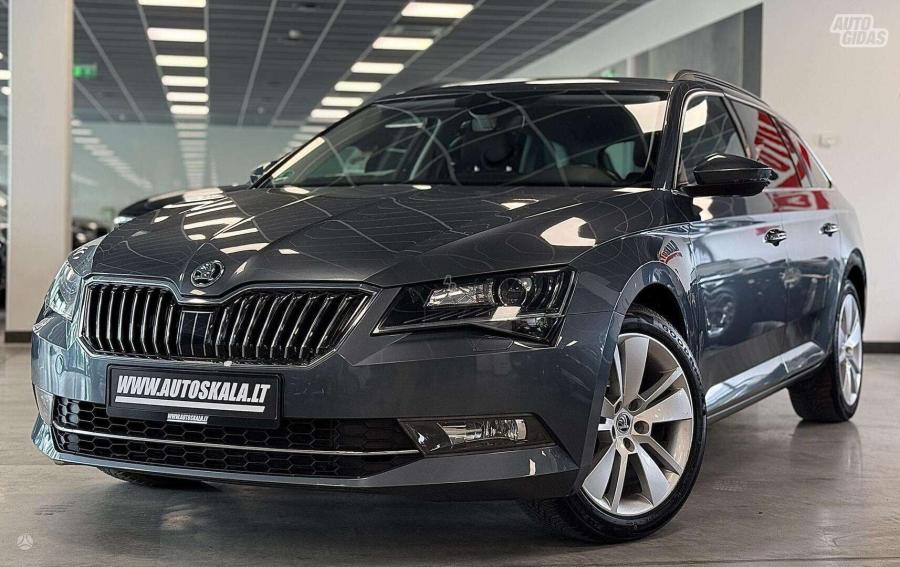 Grey Skoda SuperB 2016 in Klaipeda, with an engine capacity of 2.00 L and mileage of 241 thousand km for 12950 €, photo 15 on AUTOMOTO.COM.LV