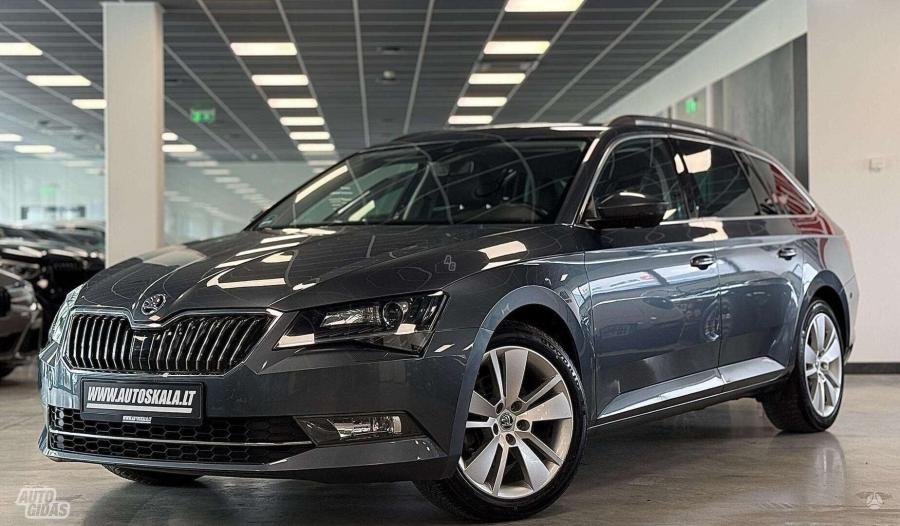 Grey Skoda SuperB 2016 in Klaipeda, with an engine capacity of 2.00 L and mileage of 241 thousand km for 12950 €, photo 27 on AUTOMOTO.COM.LV