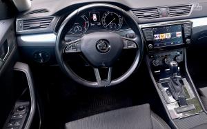 Grey Skoda SuperB 2016 in Radviliskis, with an engine capacity of 2.00 L and mileage of 257 thousand km for 10900 €, photo 20 on AUTOMOTO.COM.LV
