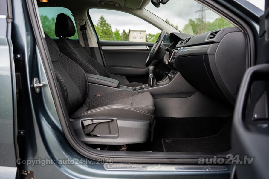 Grey Skoda SuperB 2016 in Paide, with an engine capacity of 1.60 L and mileage of 268 thousand km for 10999 €, photo 17 on AUTOMOTO.COM.LV
