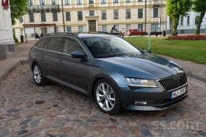 Grey Skoda SuperB 2016 in Liepaja, with an engine capacity of 2.00 L and mileage of 302 thousand km for 11300 €, photo  on AUTOMOTO.COM.LV