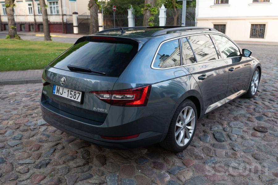 Pelēks Skoda SuperB 2016 Liepāja, ar dzinēja tilpumu 2.00 L un nobraukumu 302 tūkst. km par 11300 €, foto 7 vietnē AUTOMOTO.COM.LV