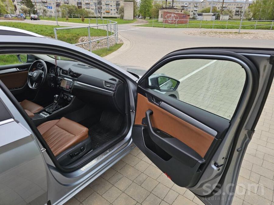 Pelēks Skoda SuperB 2016 Rīga, ar dzinēja tilpumu 1.80 L un nobraukumu 232 tūkst. km par 10800 €, foto 18 vietnē AUTOMOTO.COM.LV