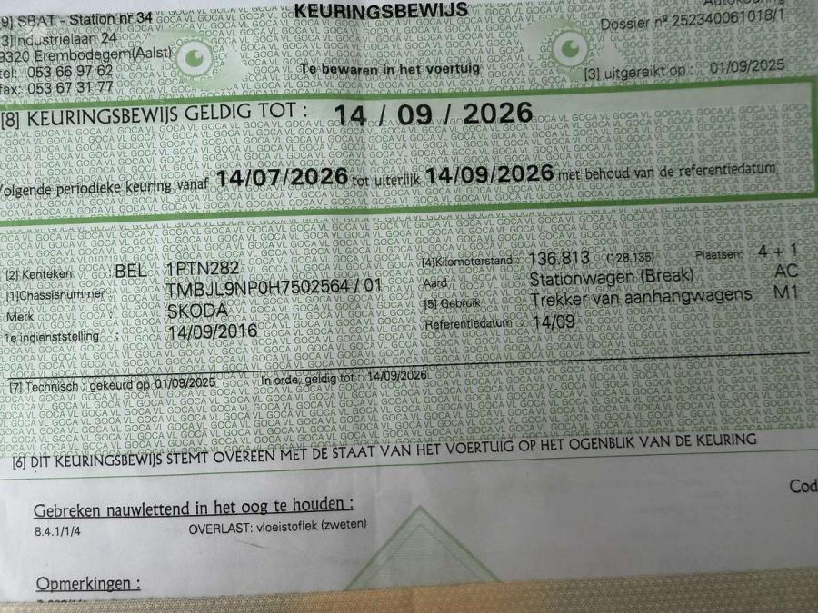 Pelēks Skoda SuperB 2016 Šauļi, ar dzinēja tilpumu 1.80 L un nobraukumu 142 tūkst. km par 10490 €, foto 44 vietnē AUTOMOTO.COM.LV
