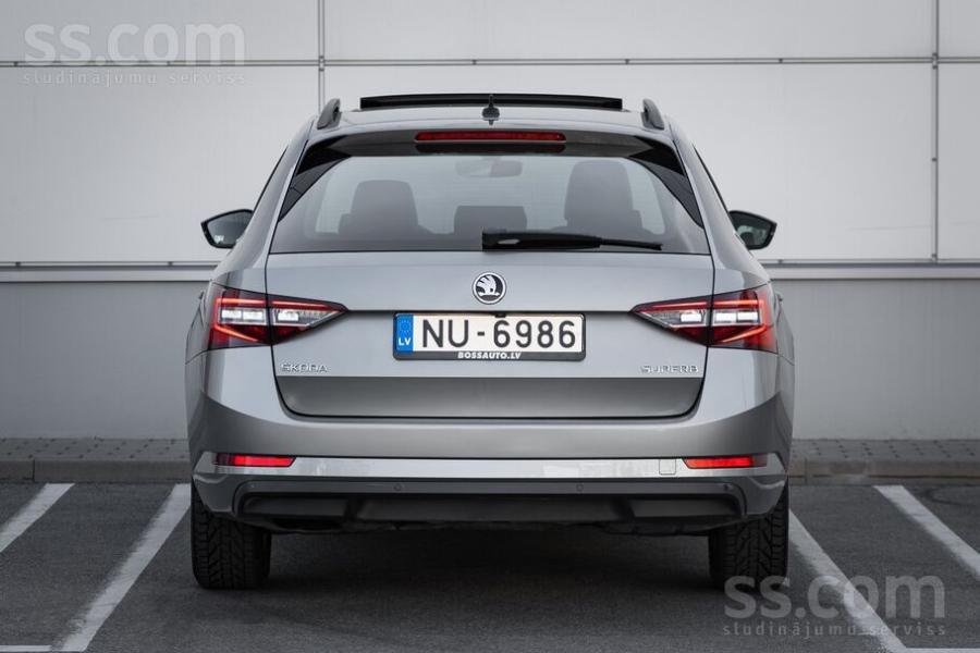 Grey Skoda SuperB 2016 in Riga, with an engine capacity of 1.60 L and mileage of 308 thousand km for 8995 €, photo 6 on AUTOMOTO.COM.LV