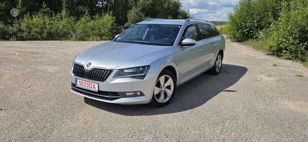Grey Skoda SuperB 2016 in Vilnius, with an engine capacity of 1.97 L and mileage of 292 thousand km for 8400 €, photo 1 on AUTOMOTO.COM.LV