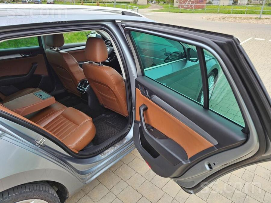 Grey Skoda SuperB 2016 in Riga, with an engine capacity of 1.80 L and mileage of 235 thousand km for 10500 €, photo 13 on AUTOMOTO.COM.LV