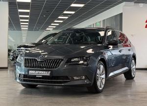 Grey Skoda SuperB 2016 in Klaipeda, with an engine capacity of 1.97 L and mileage of 241 thousand km for 11950 €, photo  on AUTOMOTO.COM.LV