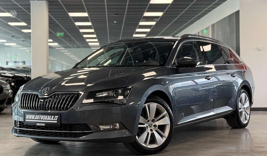 Grey Skoda SuperB 2016 in Klaipeda, with an engine capacity of 1.97 L and mileage of 241 thousand km for 11950 €, photo 6 on AUTOMOTO.COM.LV