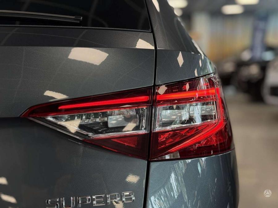 Grey Skoda SuperB 2016 in Klaipeda, with an engine capacity of 1.97 L and mileage of 241 thousand km for 11950 €, photo 10 on AUTOMOTO.COM.LV