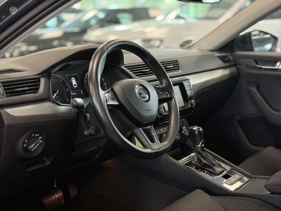 Grey Skoda SuperB 2016 in Klaipeda, with an engine capacity of 1.97 L and mileage of 241 thousand km for 11950 €, photo 13 on AUTOMOTO.COM.LV
