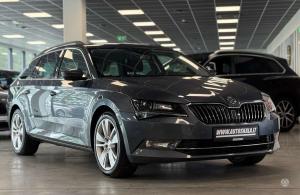 Grey Skoda SuperB 2016 in Klaipeda, with an engine capacity of 1.97 L and mileage of 241 thousand km for 11950 €, photo 30 on AUTOMOTO.COM.LV