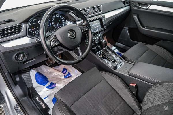 Grey Skoda SuperB 2016 in Kaunas, with an engine capacity of 2.00 L and mileage of 296 thousand km for 10990 €, photo 5 on AUTOMOTO.COM.LV
