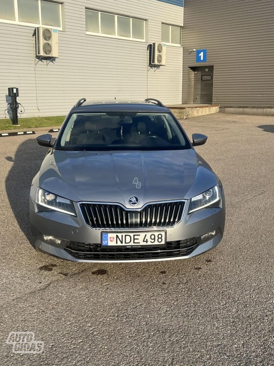 Grey Skoda SuperB 2016 in Vilnius, with an engine capacity of 1.40 L and mileage of 249 thousand km for 9500 €, photo 3 on AUTOMOTO.COM.LV