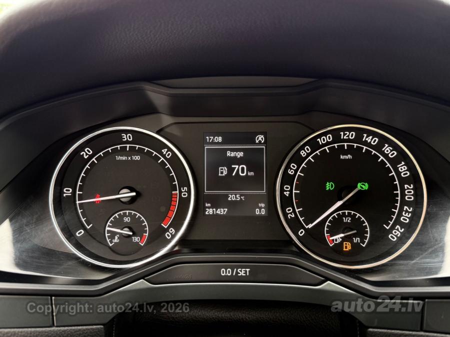 Grey Skoda SuperB 2016 in Tartu, with an engine capacity of 1.60 L and mileage of 281 thousand km for 9799 €, photo 8 on AUTOMOTO.COM.LV