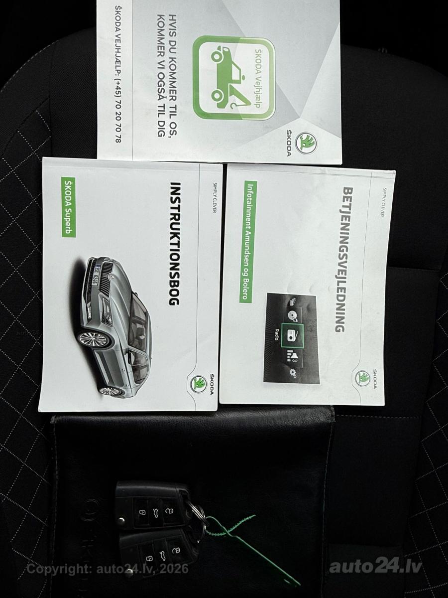 Grey Skoda SuperB 2016 in Tartu, with an engine capacity of 1.60 L and mileage of 281 thousand km for 9799 €, photo 27 on AUTOMOTO.COM.LV
