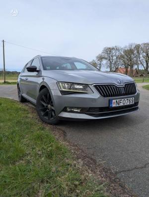 Pelēks Skoda SuperB 2016 Klaipėda, ar dzinēja tilpumu 1.97 L un nobraukumu 305 tūkst. km par 9000 €, foto  vietnē AUTOMOTO.COM.LV