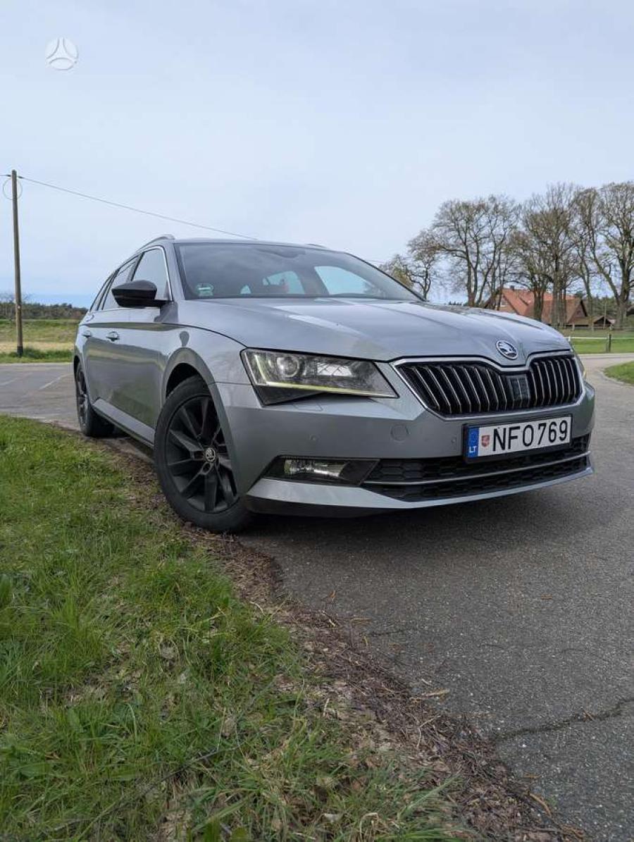 Pelēks Skoda SuperB 2016 Klaipėda, ar dzinēja tilpumu 1.97 L un nobraukumu 305 tūkst. km par 9000 €, foto 1 vietnē AUTOMOTO.COM.LV
