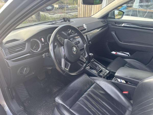 Grey Skoda SuperB 2016 in Klaipeda, with an engine capacity of 1.98 L and mileage of 375 thousand km for 10750 €, photo 3 on AUTOMOTO.COM.LV