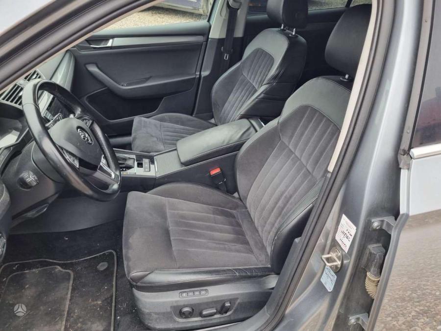 Grey Skoda SuperB 2016 in Alytus, with an engine capacity of 1.98 L and mileage of 217 thousand km for 5500 €, photo 10 on AUTOMOTO.COM.LV