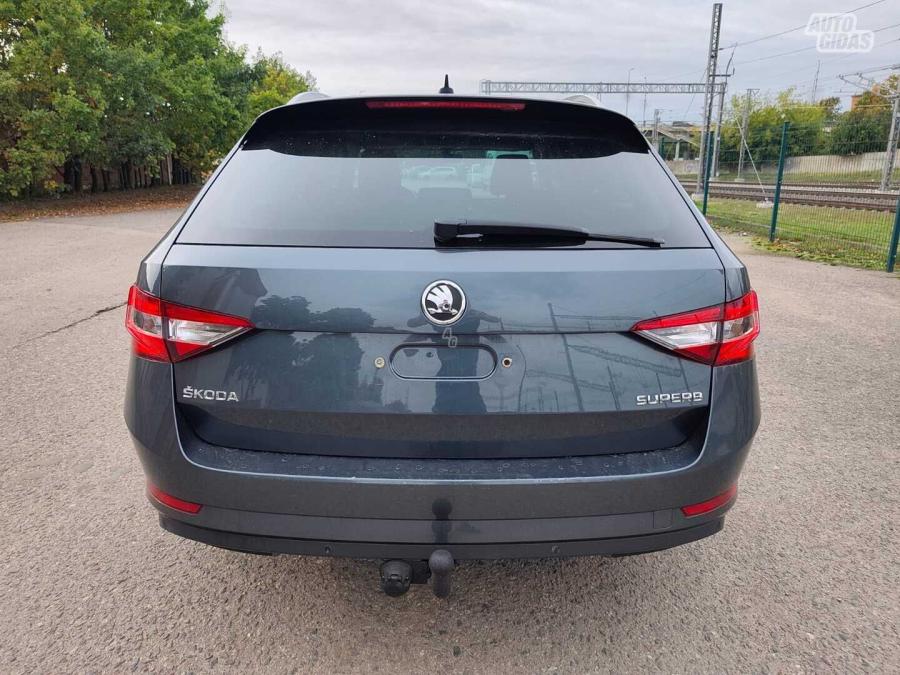Grey Skoda SuperB 2016 in Siauliai, with an engine capacity of 1.60 L and mileage of 253 thousand km for 10200 €, photo 6 on AUTOMOTO.COM.LV
