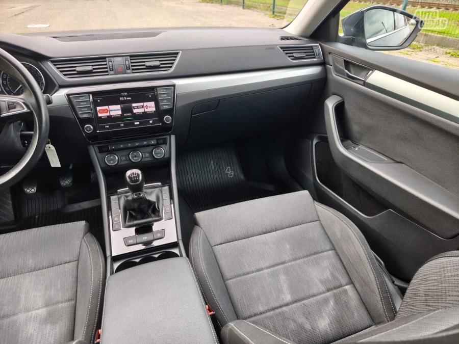 Grey Skoda SuperB 2016 in Siauliai, with an engine capacity of 1.60 L and mileage of 253 thousand km for 10200 €, photo 12 on AUTOMOTO.COM.LV