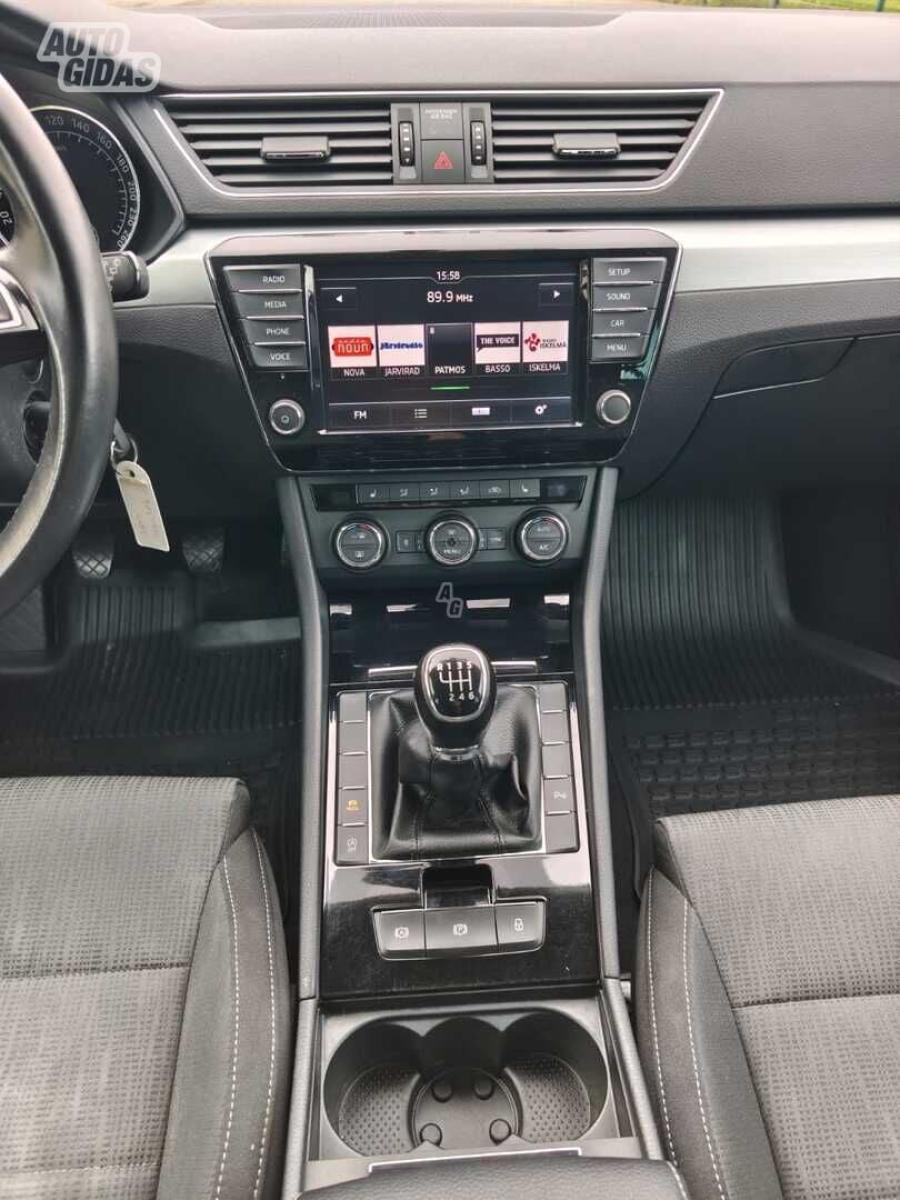 Grey Skoda SuperB 2016 in Siauliai, with an engine capacity of 1.60 L and mileage of 253 thousand km for 10200 €, photo 17 on AUTOMOTO.COM.LV