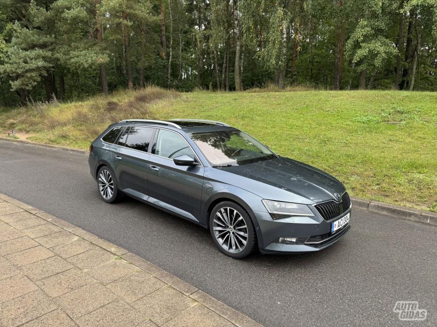 Grey Skoda SuperB 2017 in Vilnius, with an engine capacity of 2.00 L and mileage of 203 thousand km for 16400 €, photo 1 on AUTOMOTO.COM.LV
