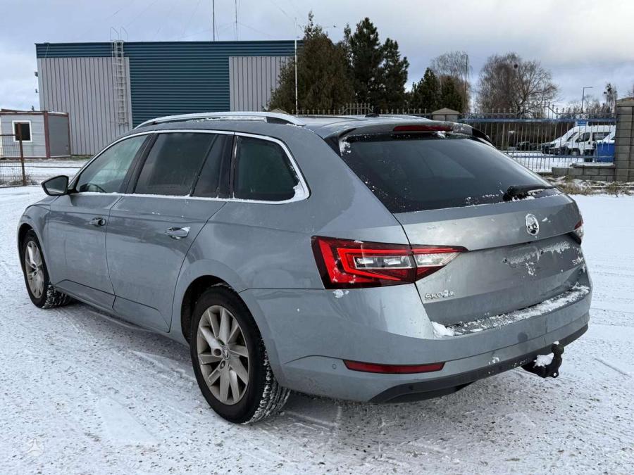 Grey Skoda SuperB 2017 in Alytus, with an engine capacity of 1.60 L and mileage of 227 thousand km for 6650 €, photo 4 on AUTOMOTO.COM.LV