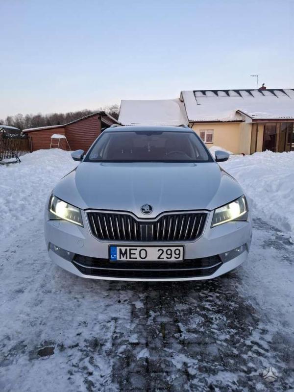 Pelēks Skoda SuperB 2017 Klaipėda, ar dzinēja tilpumu 1.98 L un nobraukumu 199 tūkst. km par 14600 €, foto 1 vietnē AUTOMOTO.COM.LV