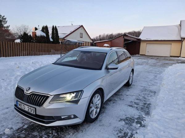 Pelēks Skoda SuperB 2017 Klaipėda, ar dzinēja tilpumu 1.98 L un nobraukumu 199 tūkst. km par 14600 €, foto 2 vietnē AUTOMOTO.COM.LV