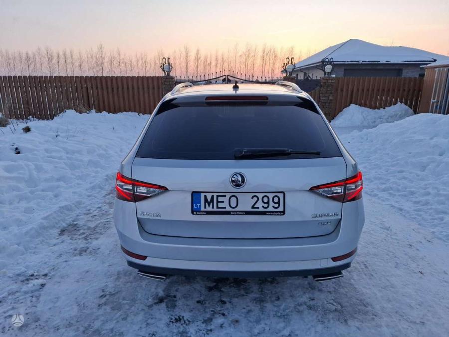 Grey Skoda SuperB 2017 in Klaipeda, with an engine capacity of 1.98 L and mileage of 199 thousand km for 14600 €, photo 6 on AUTOMOTO.COM.LV