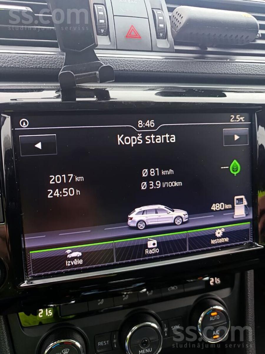 Pelēks Skoda SuperB 2017 Madona, ar dzinēja tilpumu 2.00 L un nobraukumu 245 tūkst. km par 10500 €, foto 15 vietnē AUTOMOTO.COM.LV