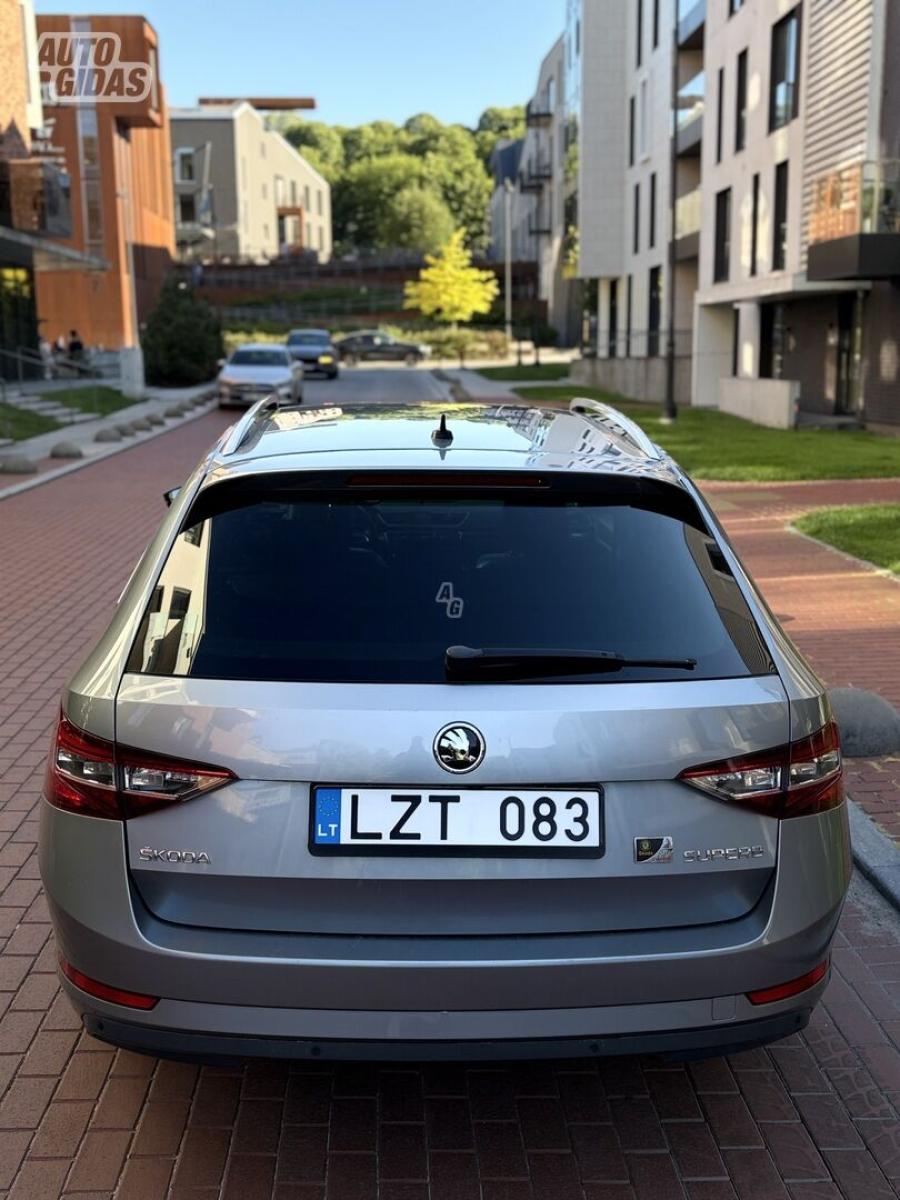 Grey Skoda SuperB 2017 in Vilnius, with an engine capacity of 2.00 L and mileage of 275 thousand km for 11500 €, photo 13 on AUTOMOTO.COM.LV