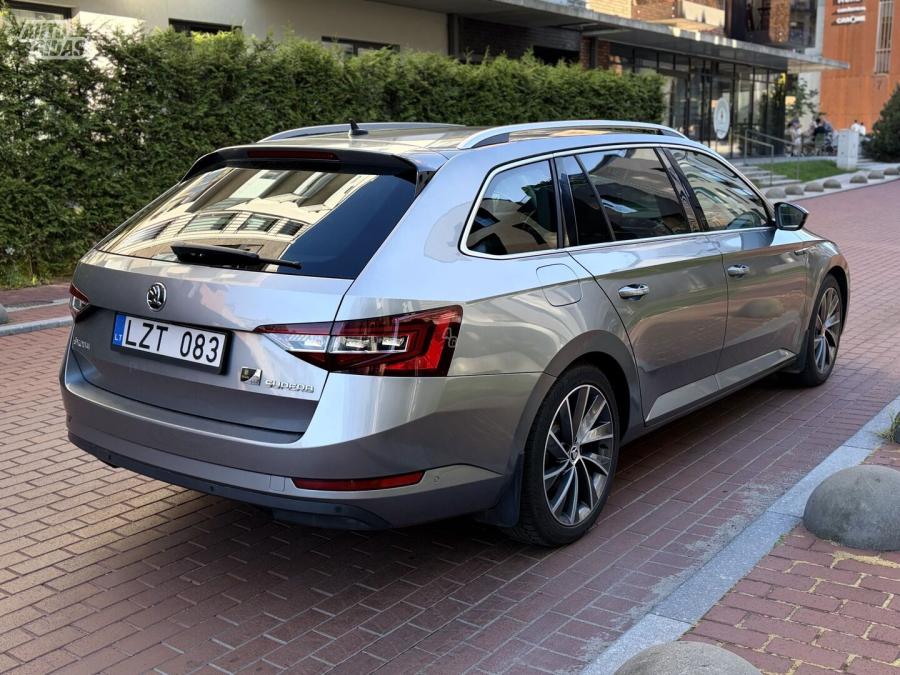 Grey Skoda SuperB 2017 in Vilnius, with an engine capacity of 2.00 L and mileage of 275 thousand km for 11500 €, photo 20 on AUTOMOTO.COM.LV