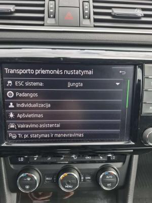 Grey Skoda SuperB 2017 in Klaipeda, with an engine capacity of 1.98 L and mileage of 201 thousand km for 13100 €, photo 12 on AUTOMOTO.COM.LV