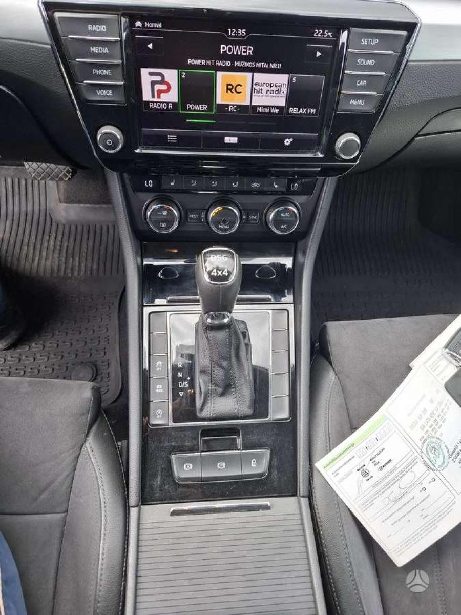 Grey Skoda SuperB 2017 in Klaipeda, with an engine capacity of 1.98 L and mileage of 201 thousand km for 13100 €, photo 16 on AUTOMOTO.COM.LV
