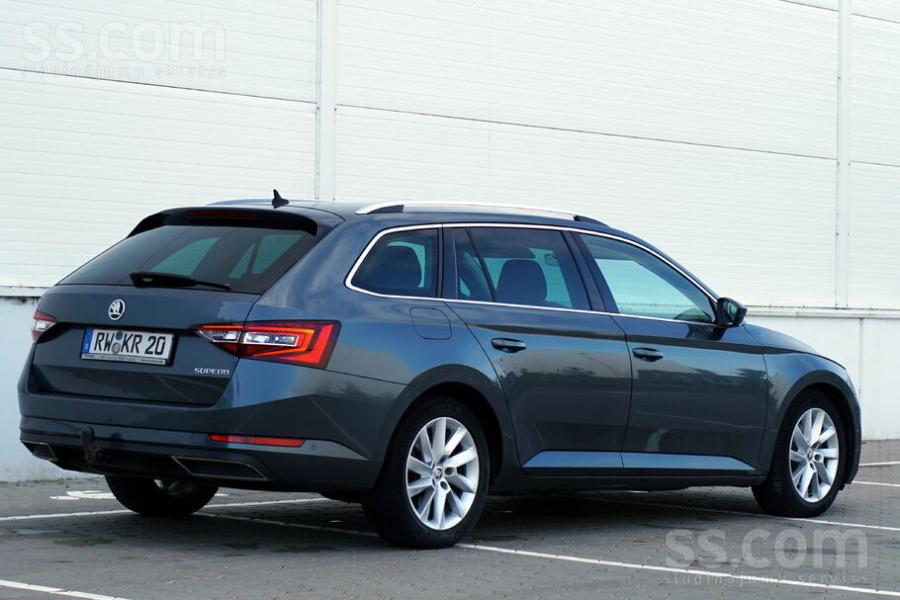 Grey Skoda SuperB 2017 in Riga, with an engine capacity of 1.60 L and mileage of 275 thousand km for 8700 €, photo 13 on AUTOMOTO.COM.LV