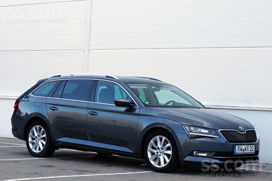 Grey Skoda SuperB 2017 in Riga, with an engine capacity of 1.60 L and mileage of 275 thousand km for 8700 €, photo 15 on AUTOMOTO.COM.LV