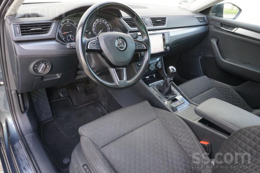 Grey Skoda SuperB 2017 in Riga, with an engine capacity of 1.60 L and mileage of 275 thousand km for 8700 €, photo 22 on AUTOMOTO.COM.LV