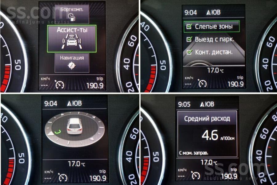 Grey Skoda SuperB 2017 in Riga, with an engine capacity of 1.60 L and mileage of 275 thousand km for 8700 €, photo 24 on AUTOMOTO.COM.LV